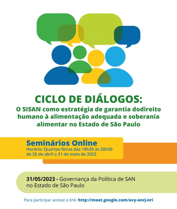 Ciclo De Diálogos 2023 Encontro 6 Redesans